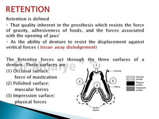 Retention and stability | PPT