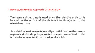 Retention and support in removable partial denture kalpana | PPTX