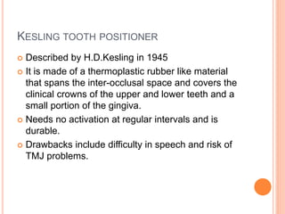 Retention appliances | PPTX