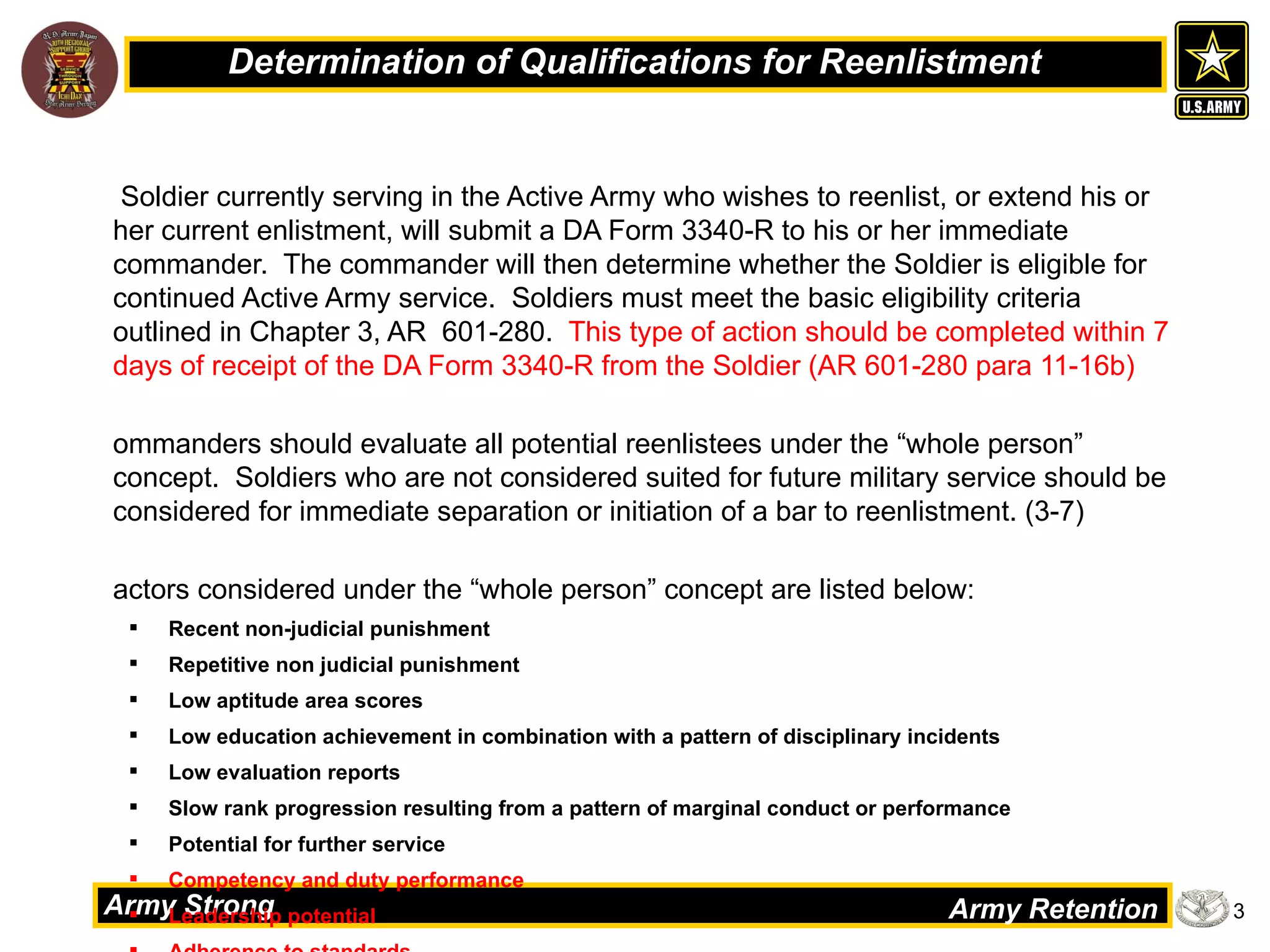 Retention eligibility | PPT