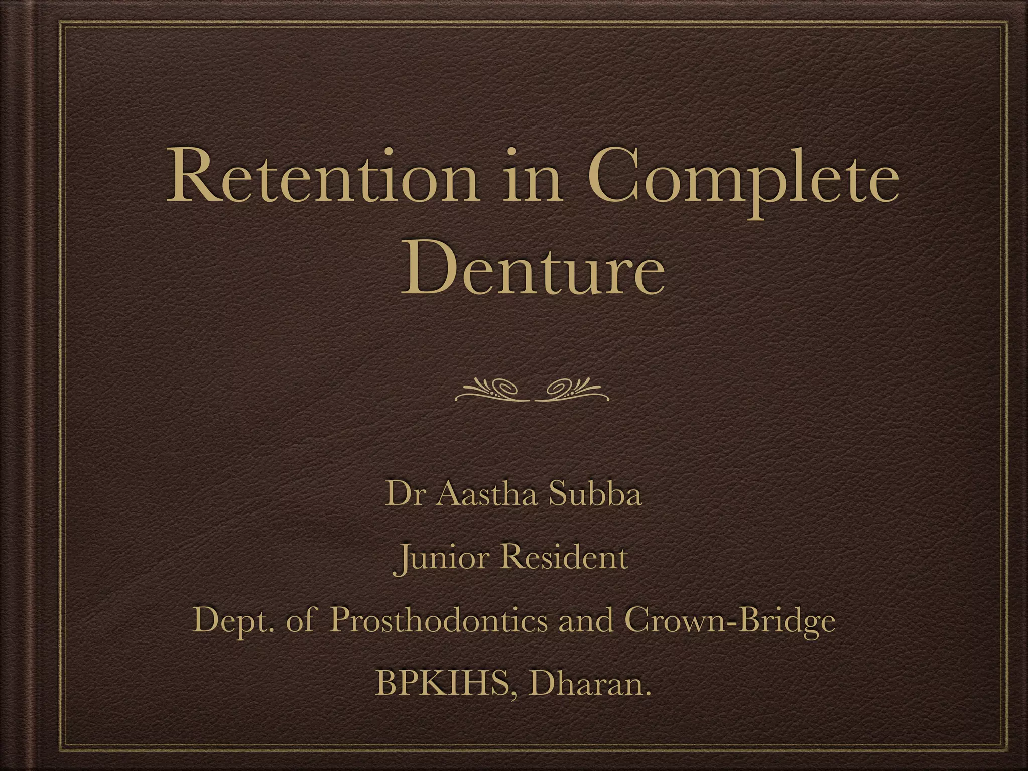Retention in cd | PDF