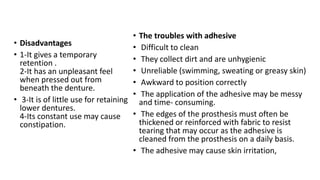 Retention in maxillofacial prosthesis pptx | PPTX