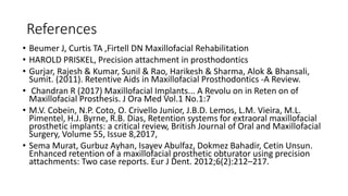 Retention in maxillofacial prosthesis pptx | PPTX