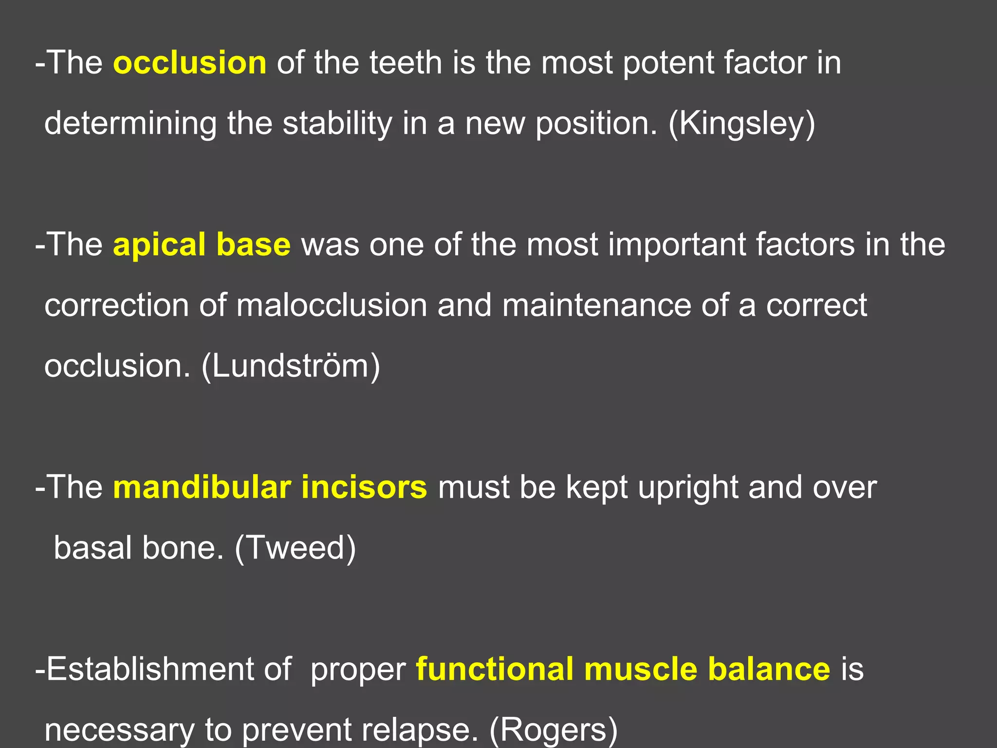 Retention in orthodontics | PPT