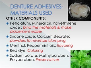 Retention of complete dentures | PPTX