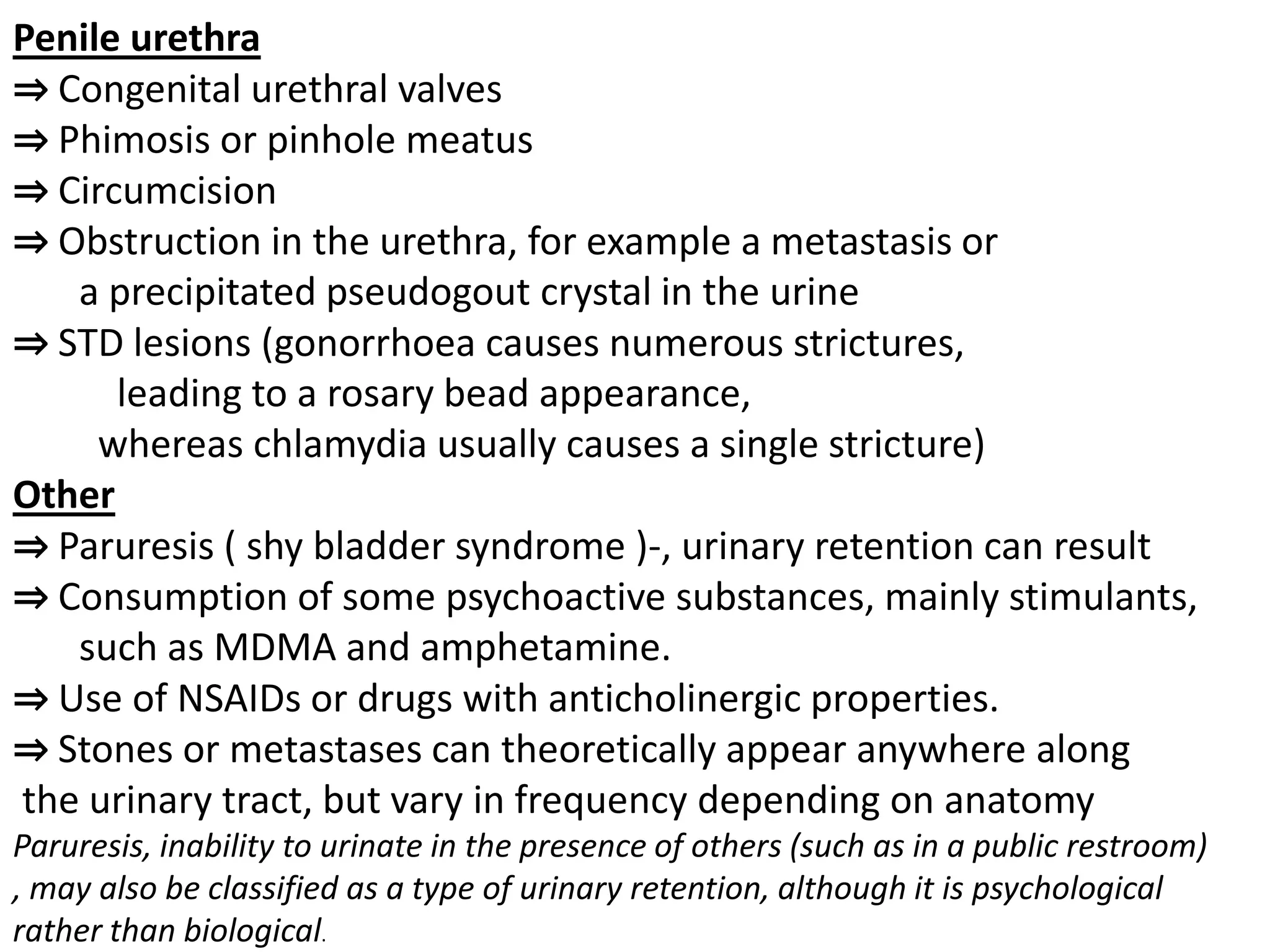 Retention of urine | PPTX