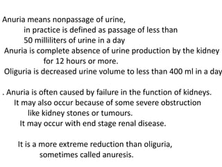 Retention of urine | PPTX