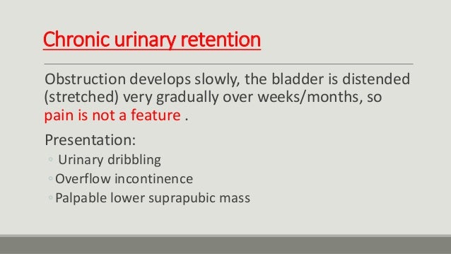 Urinary Retention