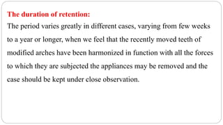 Retention & relapce in orthodontics.pptx