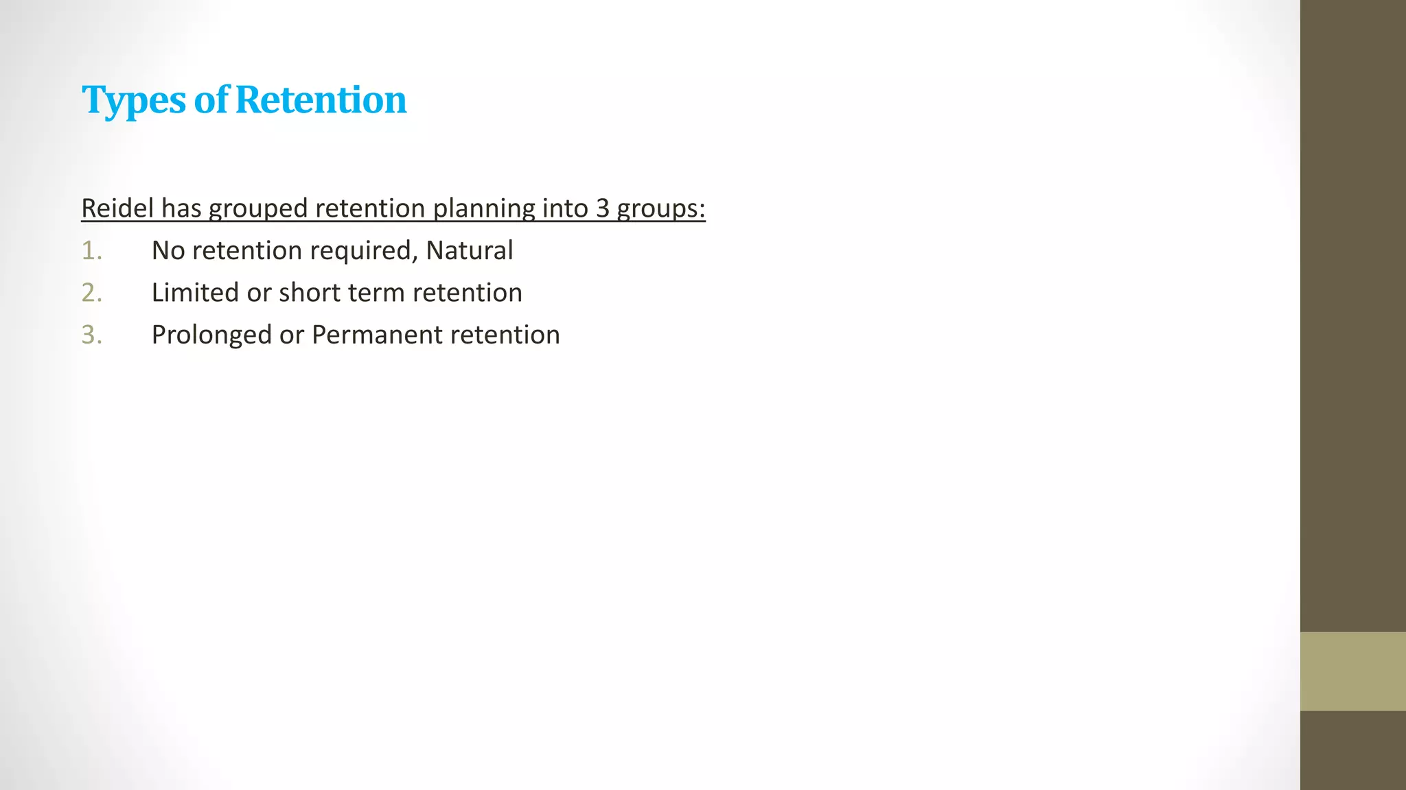 Retention & relapse in orthodontics | PPTX