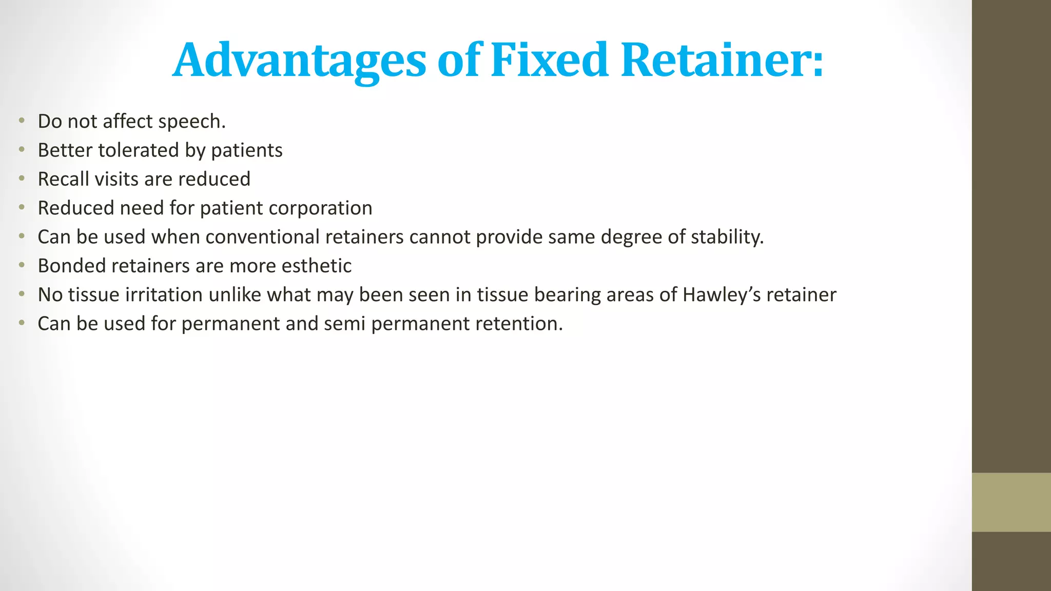 Retention & relapse in orthodontics | PPTX