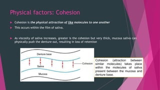 Retention, Stability and Support in Complete Dentures | PDF
