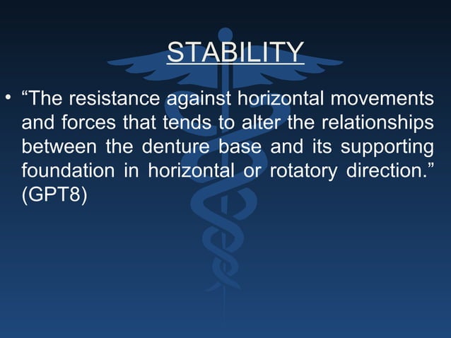 Retention stability support in complete dentures | PPT | Dental Health ...