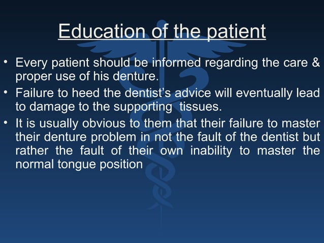 Retention stability support in complete dentures | PPT | Dental Health ...