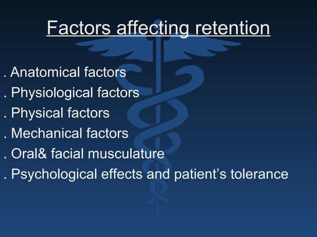 Retention stability support in complete dentures | PPT | Dental Health ...