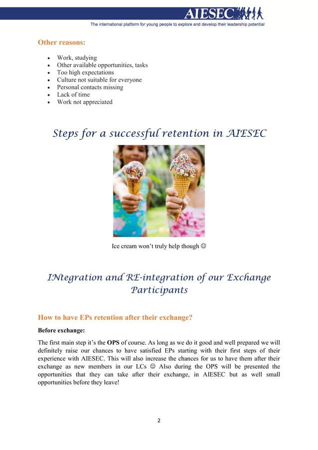 Retention steps during summer period | PDF