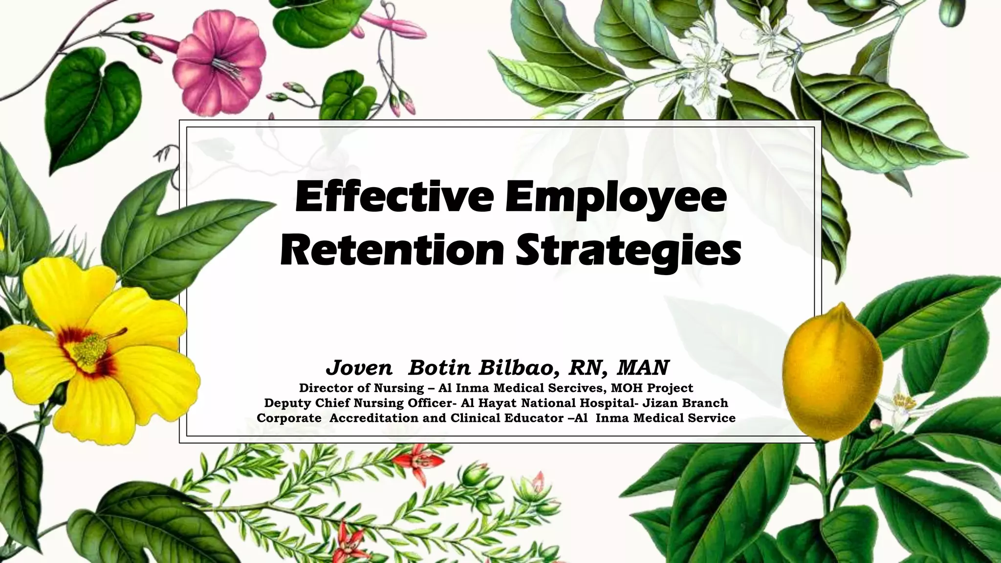 Retention strategies | PPTX