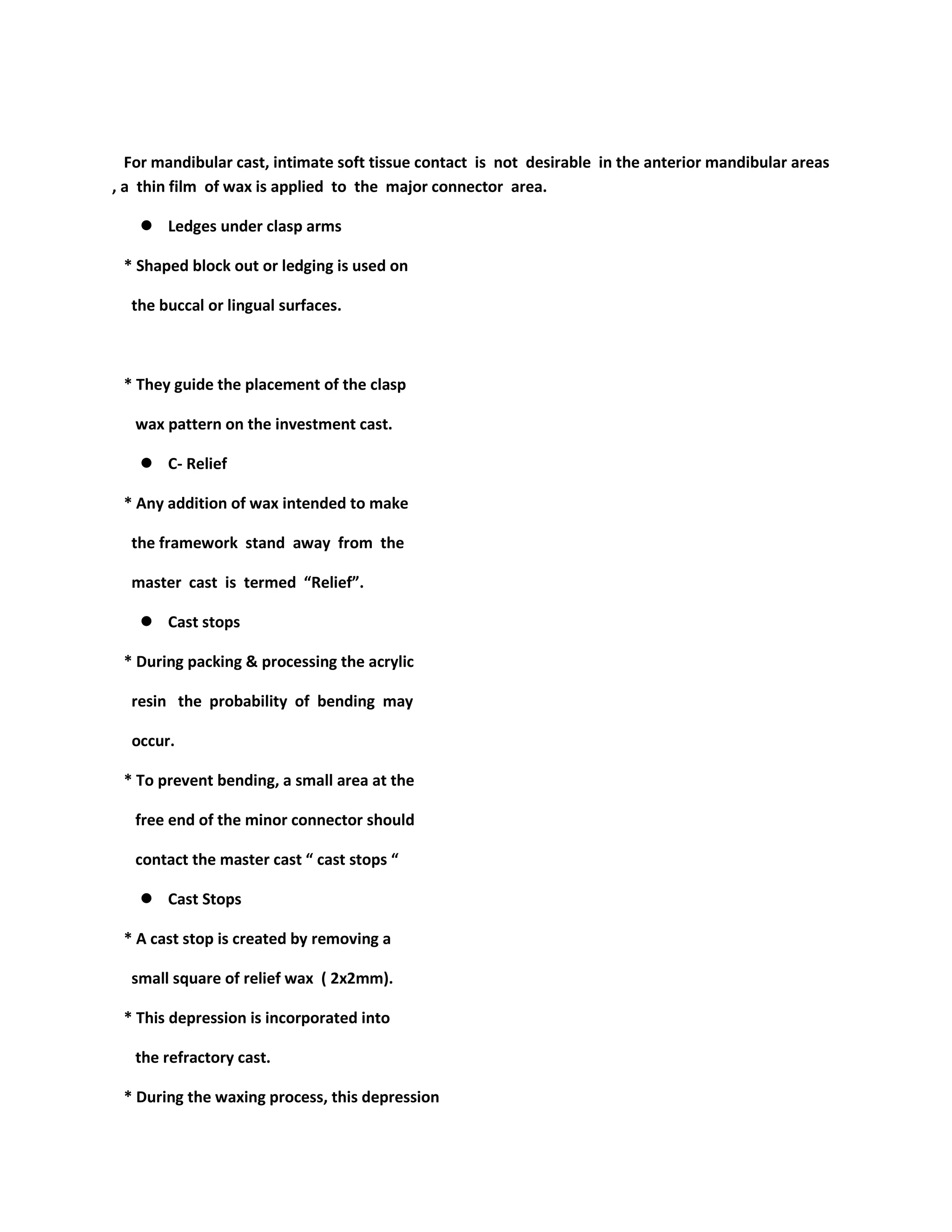 Retentive undercuts on proposed abutments | DOCX