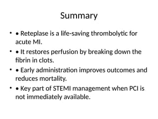Reteplase_Mechanism_of_Action.pptx112456 | PPT