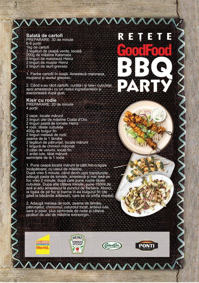 Retete de la GoodFood Romania BBQ Party #2 | PDF