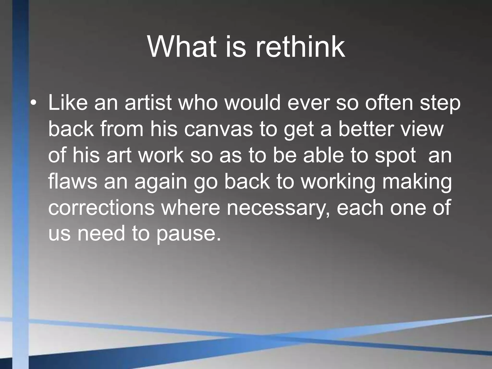 Rethink | PPT