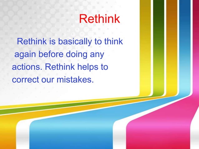 Rethink | PPT