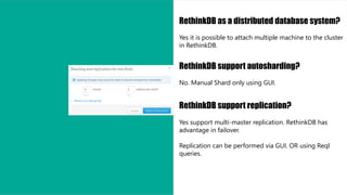Rethinkdb | PDF | Databases | Computer Software and Applications