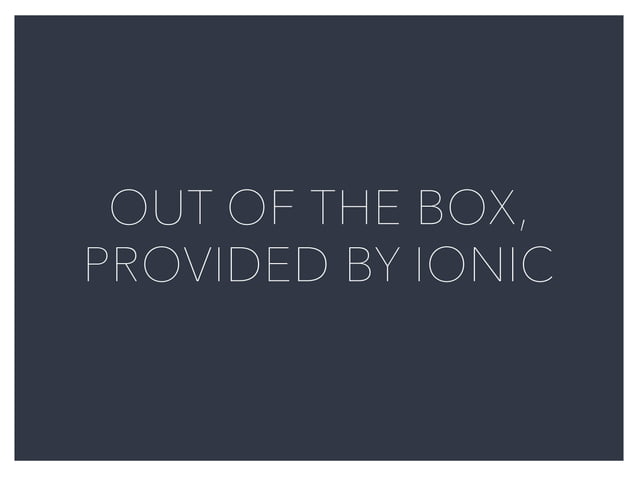 Rethinking Mobile with Ionic | PDF | Web Development | Internet