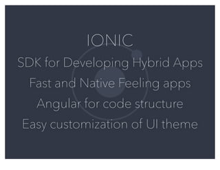 Rethinking Mobile with Ionic | PDF | Web Development | Internet