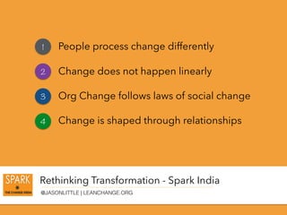 Rethinking Transformation Spark the Change India | PDF