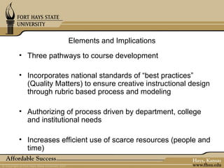 Rethinking Course Development | PPT