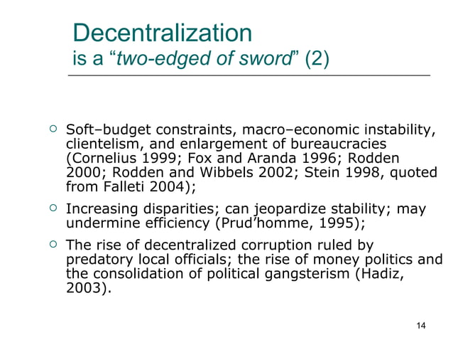 Rethinking Decentralization Deconcentration Ppt