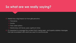 Rethinking the Female Image: Promoting Positive Messages for Girls | PPT