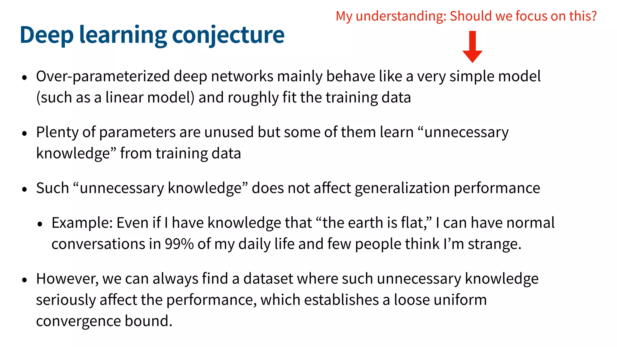 Rethinking of Generalization | PPT