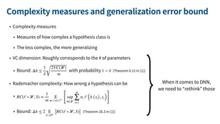 Rethinking of Generalization | PPT