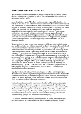 Rethinking how schools work | PDF | Education