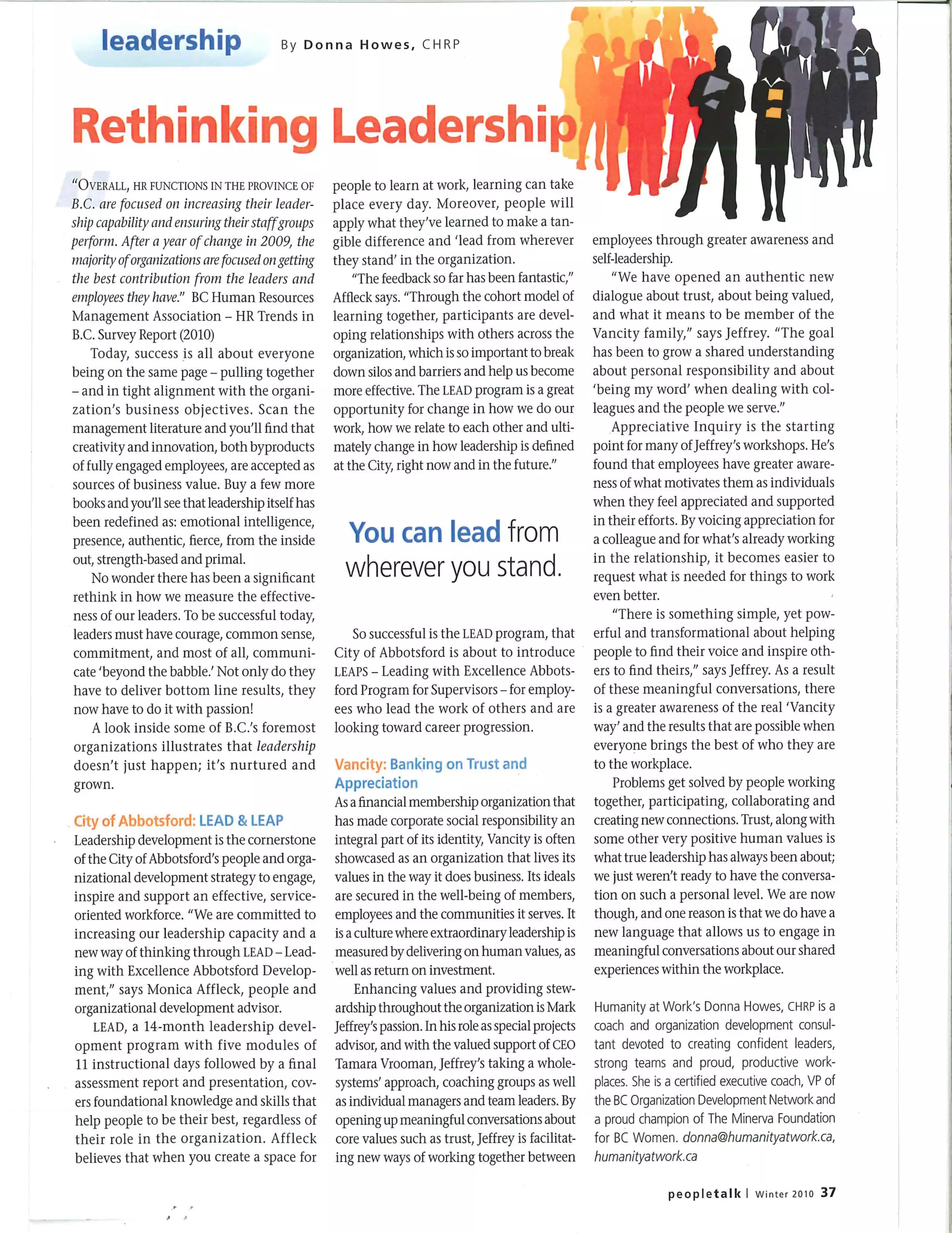 Rethinking leadership humanity at work | PDF | Career Planning | Careers