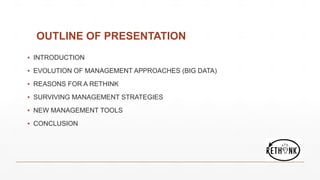 Rethinking management in a changing world | PPT