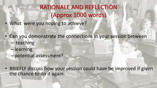 Rethinking teaching and learning assignment | PPTX