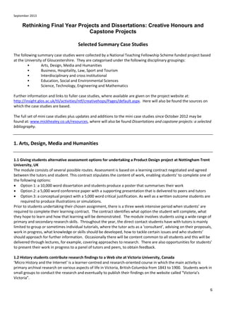 Rethinking the dissertation: avoiding throwing the baby out with the ...