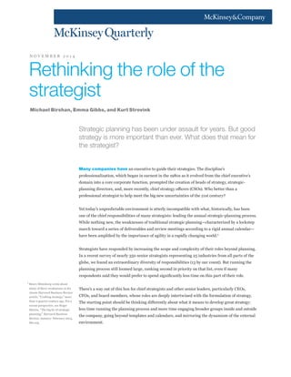 Rethinking the role_of_the_strategist | PDF