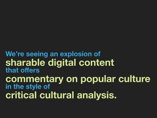 Rethinking Think Pieces - Pop Criticism as Pop Culture | PDF