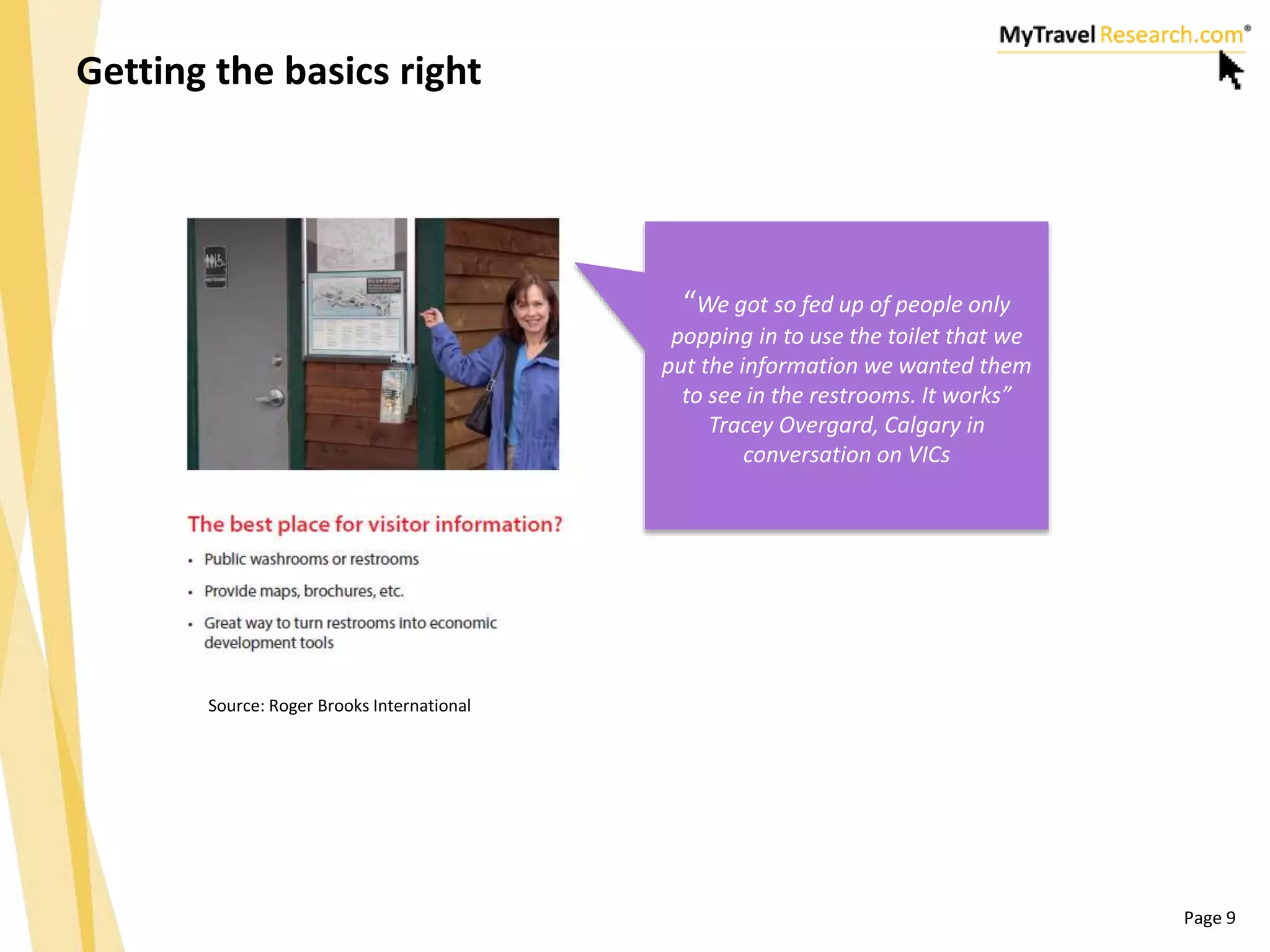 Rethinking Welcome (Visitor Information) Centers - New Guidelines | PPTX