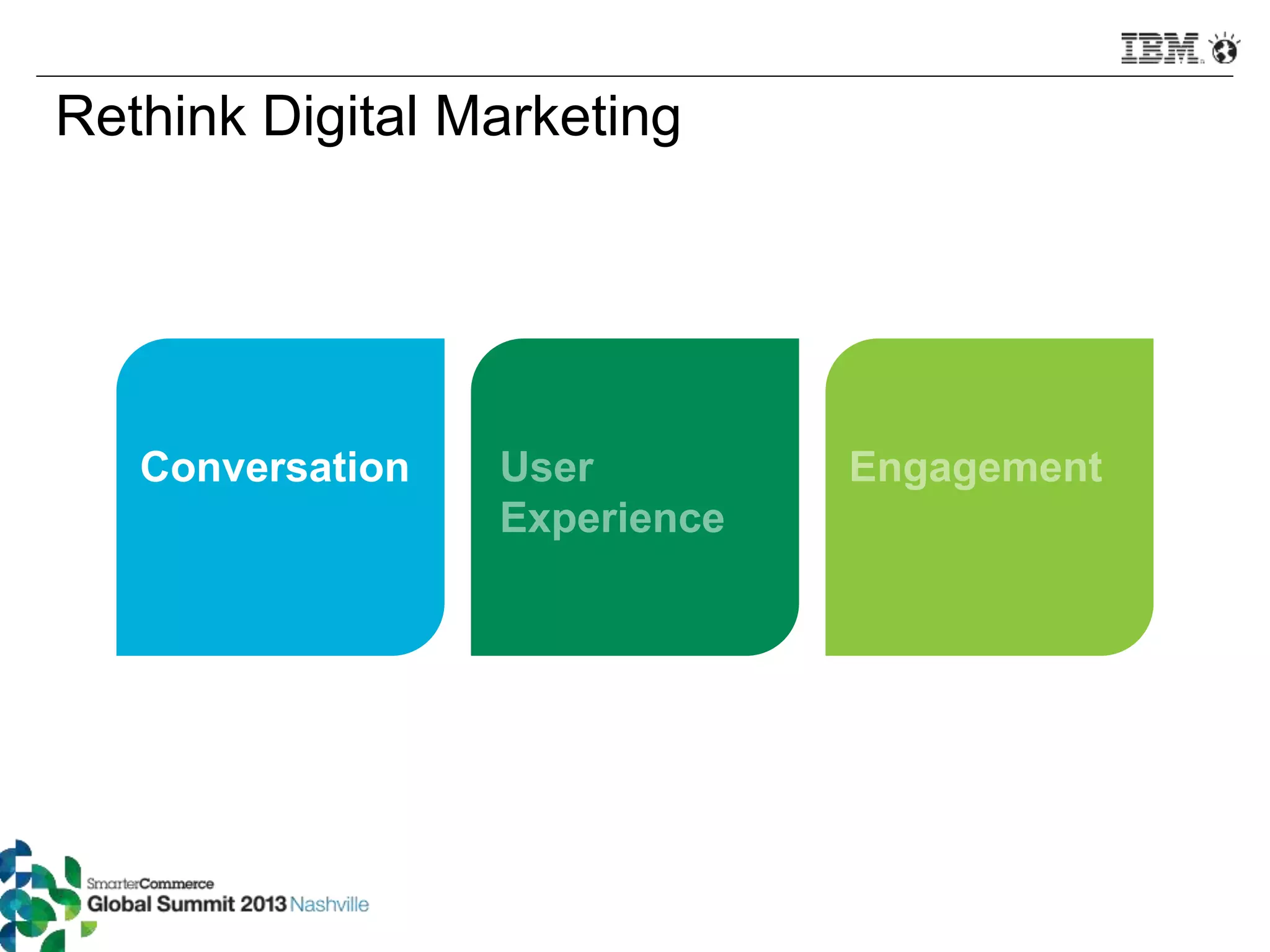 Rethink Marketing: A case study for digital engagement | PPT