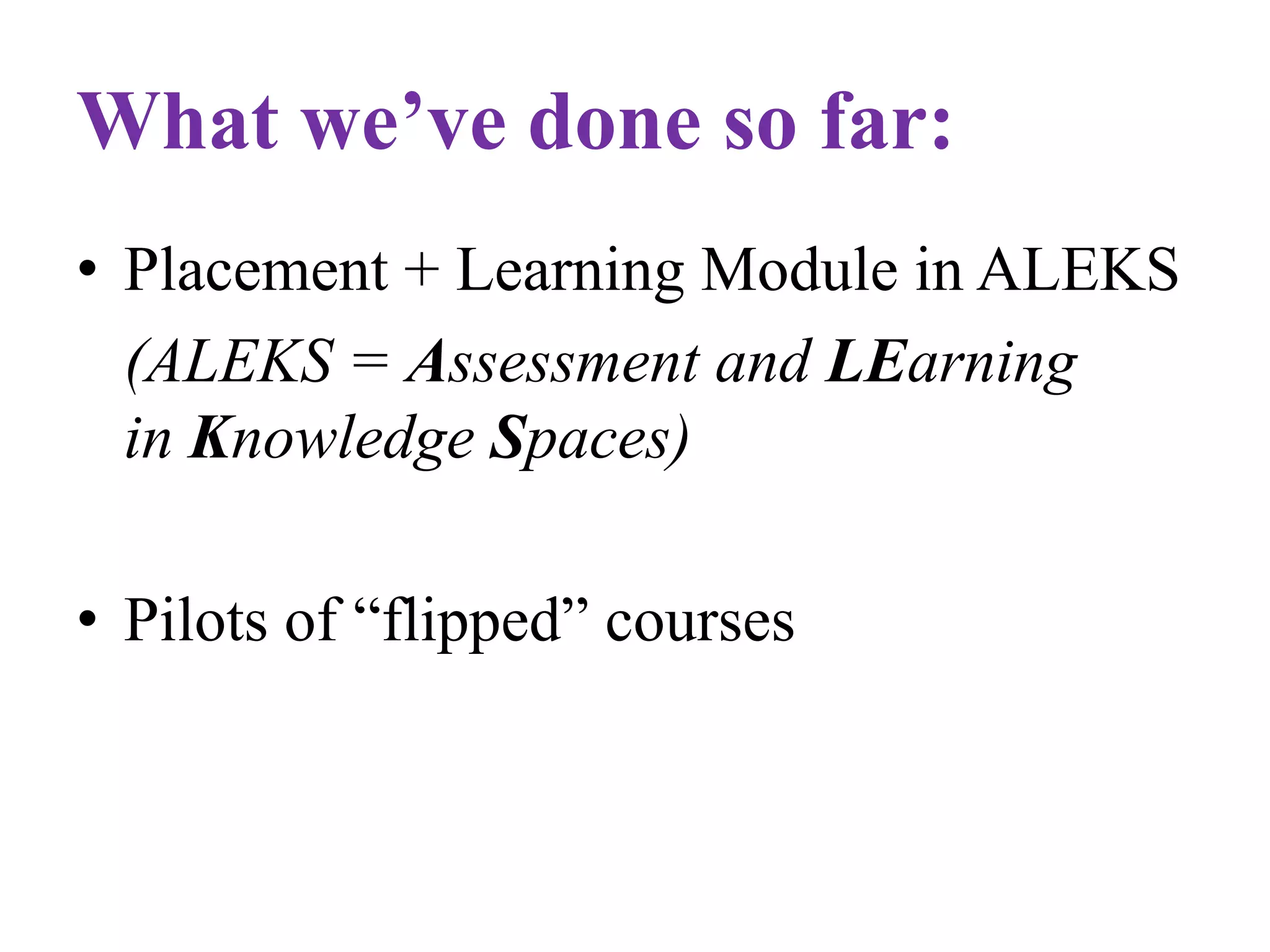 Rethink presentation | PPTX | Educational Assessment | Education