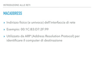Introduzione alle reti | PPT