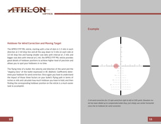 Reticle | manual | athlon | aprs3 | ffp | mil | PDF