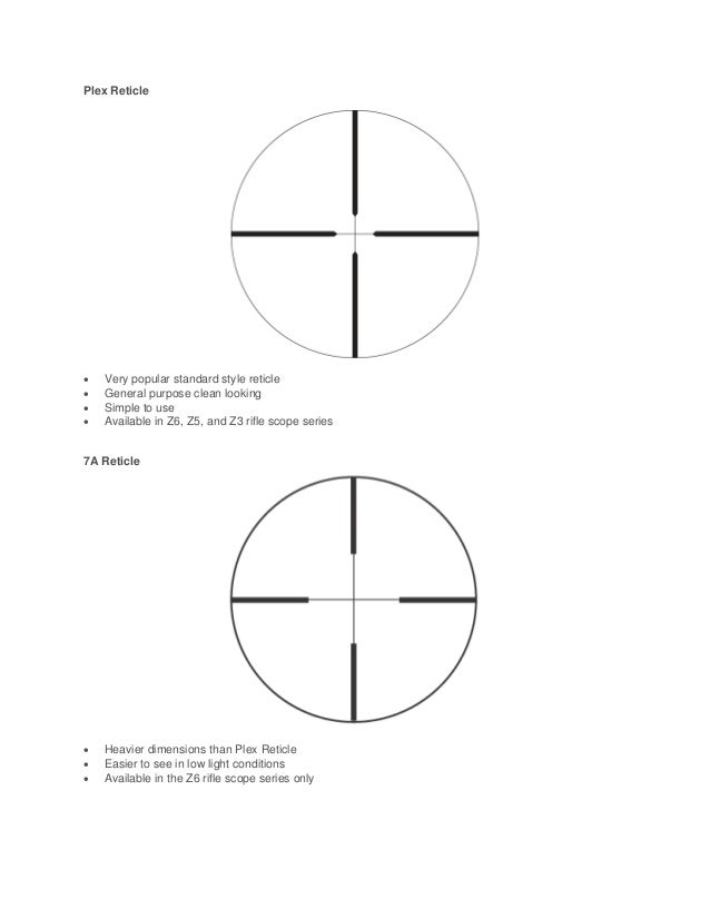 Reticles Catalog SWAROVSKI | Optics Trade