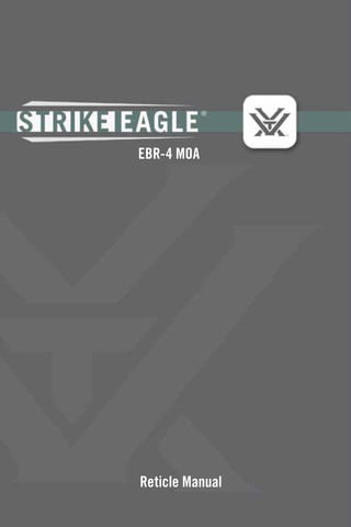Reticle manual | Vortex EBR-4 MOA | Optics Trade | PDF