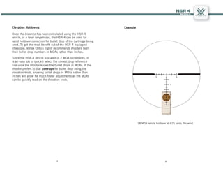 Reticle manual | Vortex Razor HD LH | HSR-4 | PDF